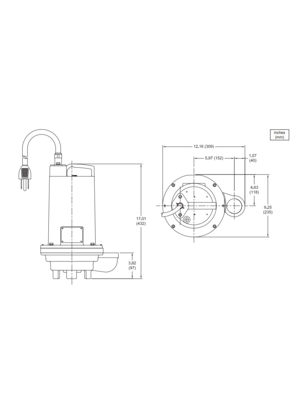 Barnes-STEP1022SS-1-HP-230v-20-foot-cord-Septic-Effluent-pump-105054
