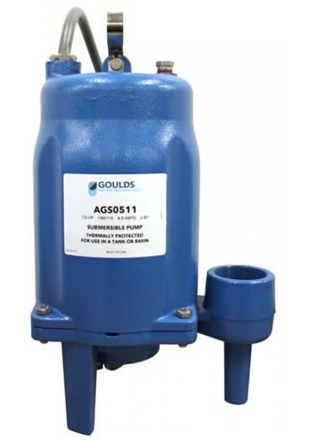 Goulds-AGS0511-1/2hp-115v-sewage-grinder-pump