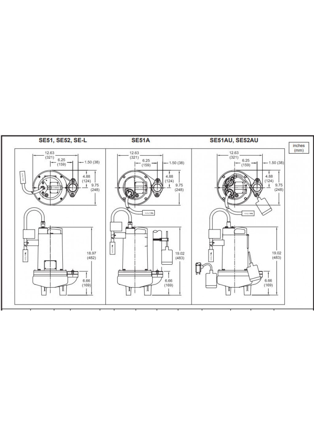 Barnes-SE774L-3/4 HP-200-240v-1-phase-20-foot-cord-Manual-No-float ...